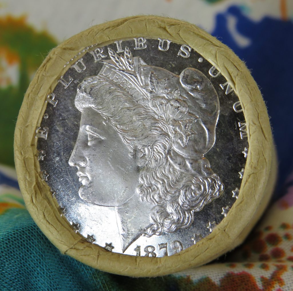 20 UNCIRCULATED BU Silver Morgan Dollars ROLL BEST WE'VE SEEN!!! FROSTY ...
