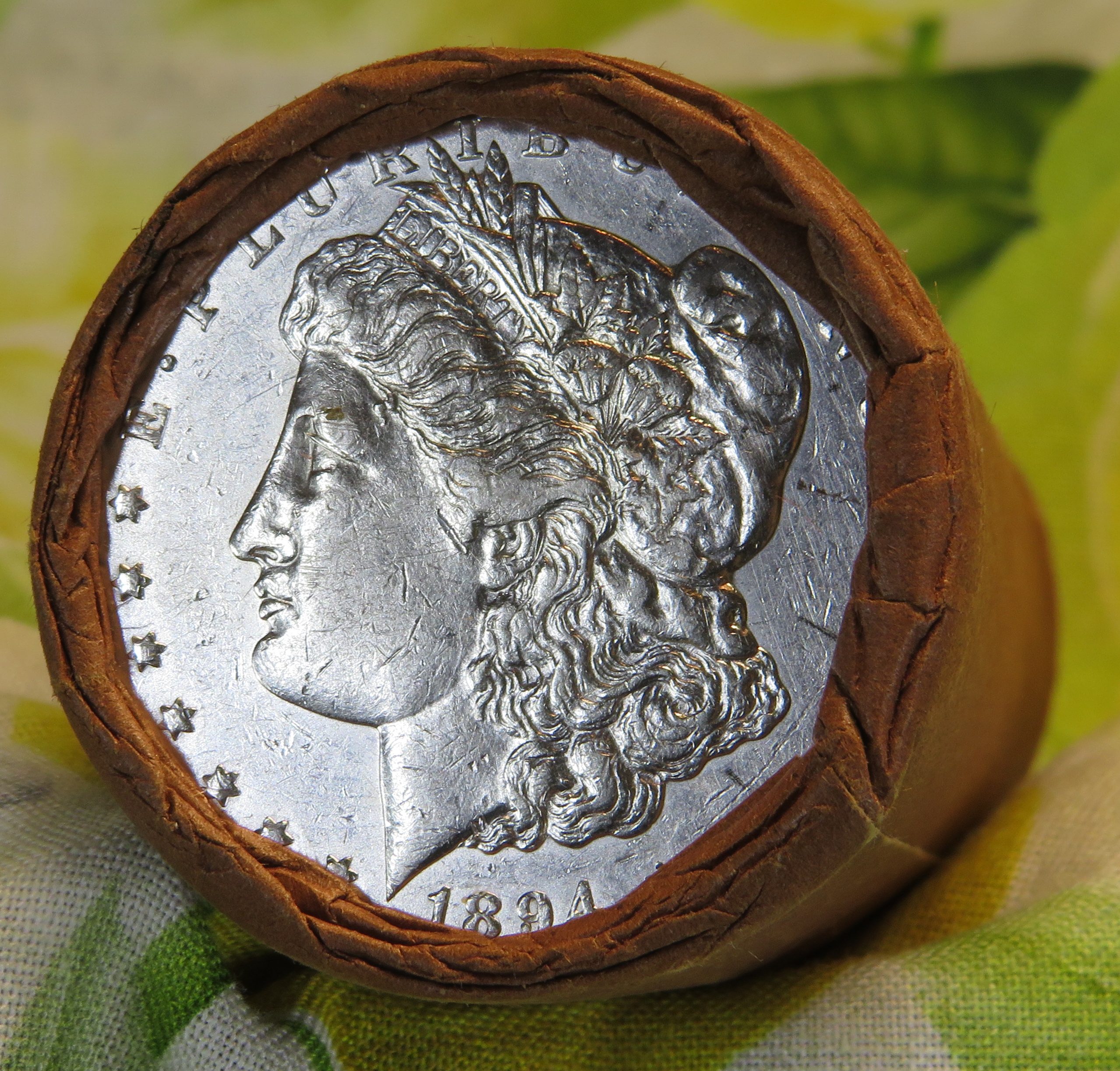 Roll of 20 MORGAN Silver Dollars 1894 END/ 1894 END TOP2625 - Sterling ...